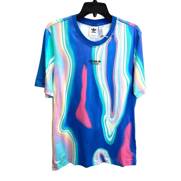 adidas | Shirts | New Adidas Hyperreal Allover Print Short Sleeve ...